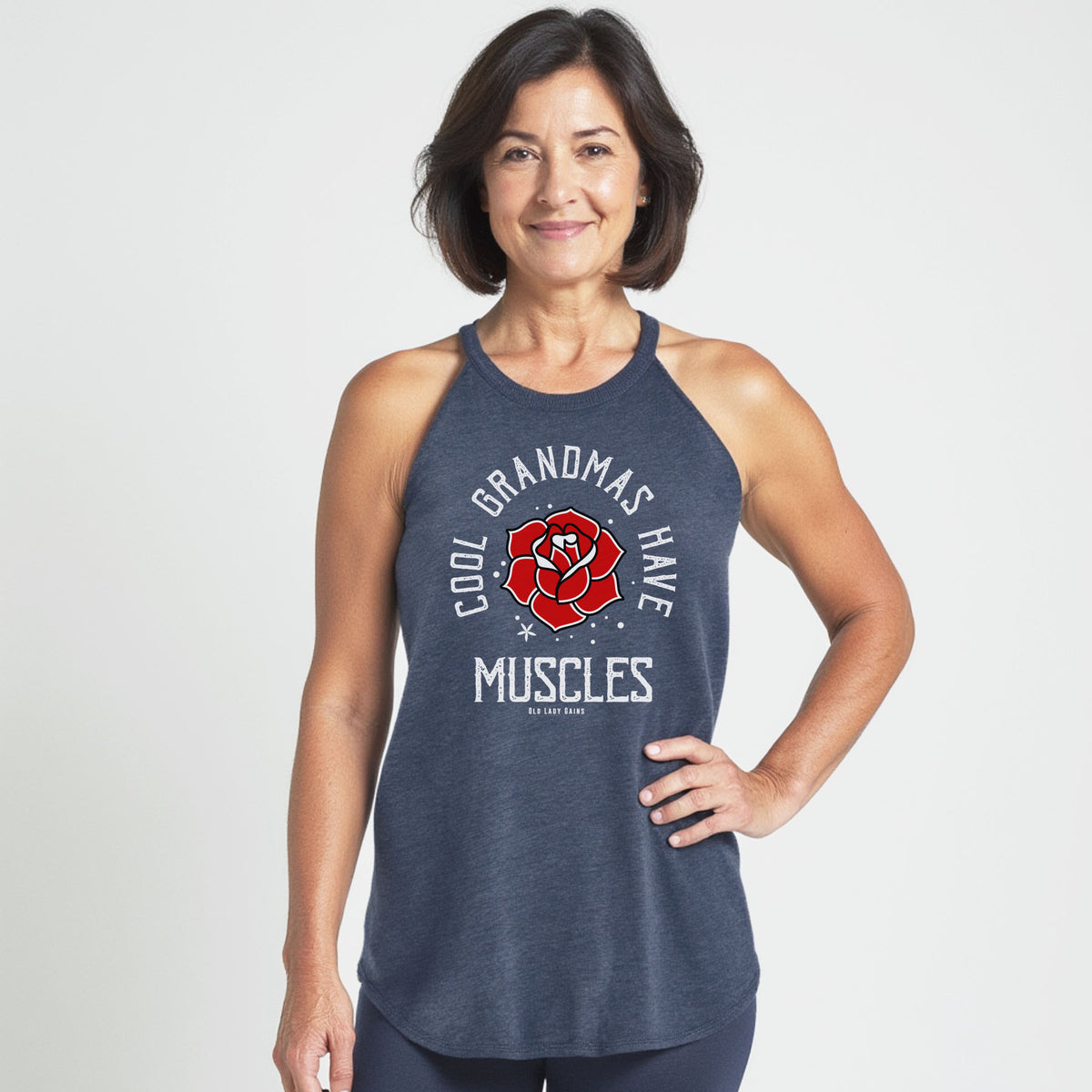 Cool Grandmas Have Muscles – Fun & Bold Halter Tank for Strong Grandmas ...