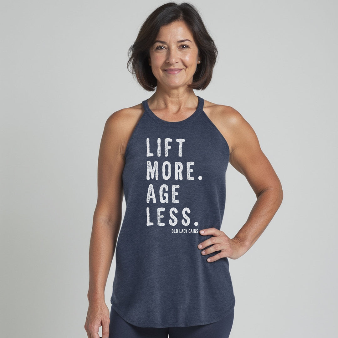 Lift More Age Less Women's Halter Tank | Old Lady Gains
