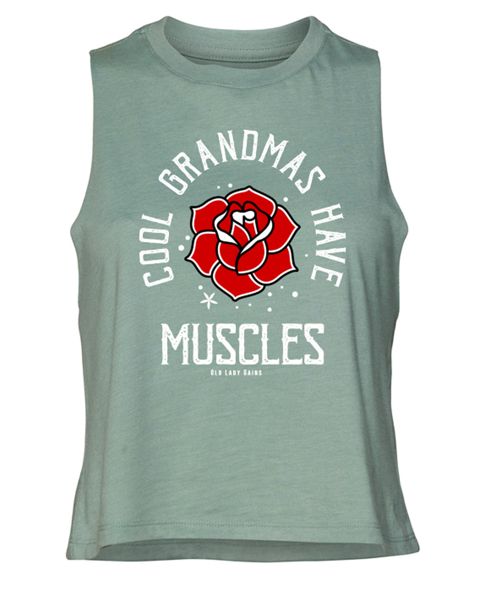 Cool Grandmas Crop Tank – Old Lady Gains
