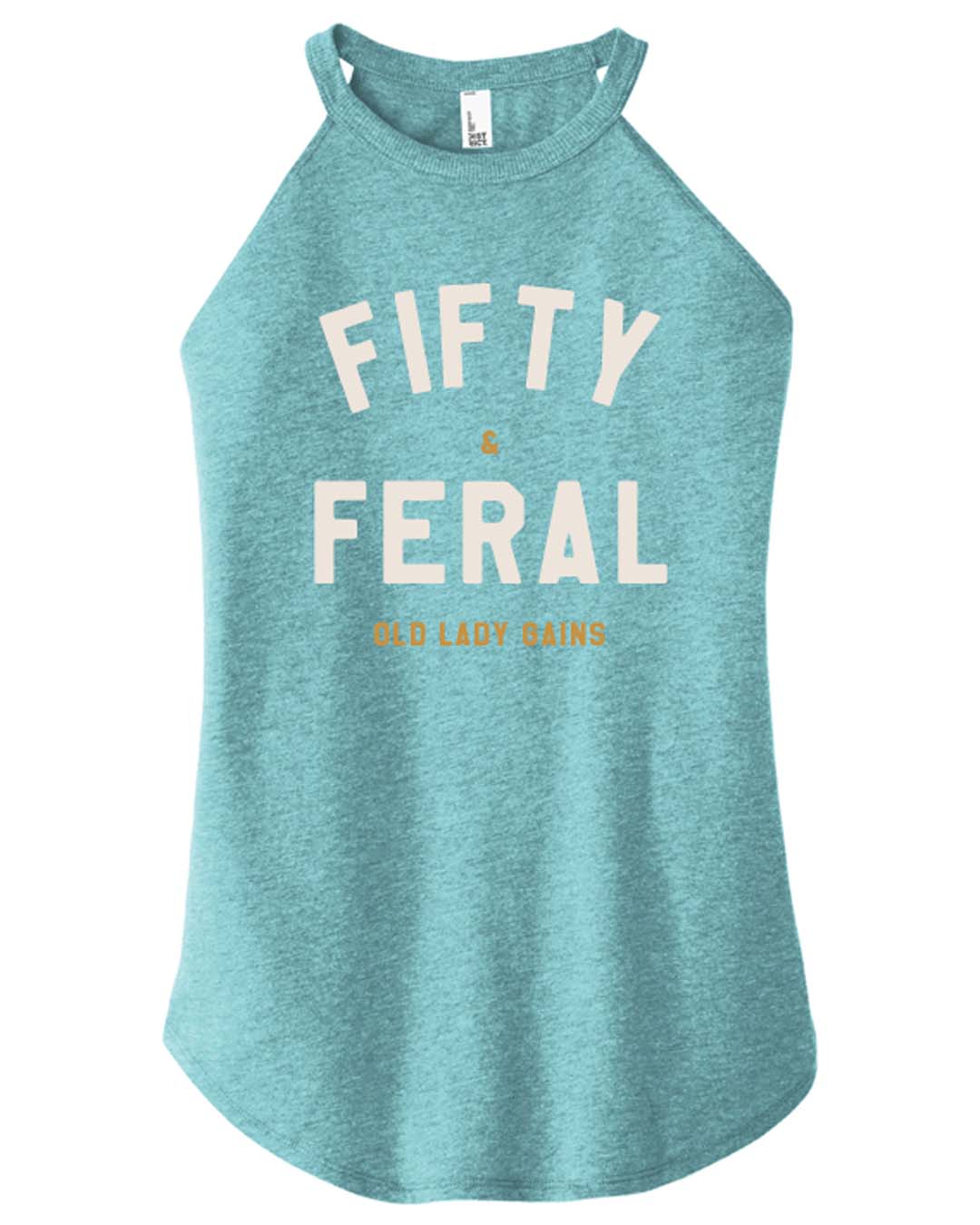 Fifty & Feral Halter Tank | Old Lady Gains