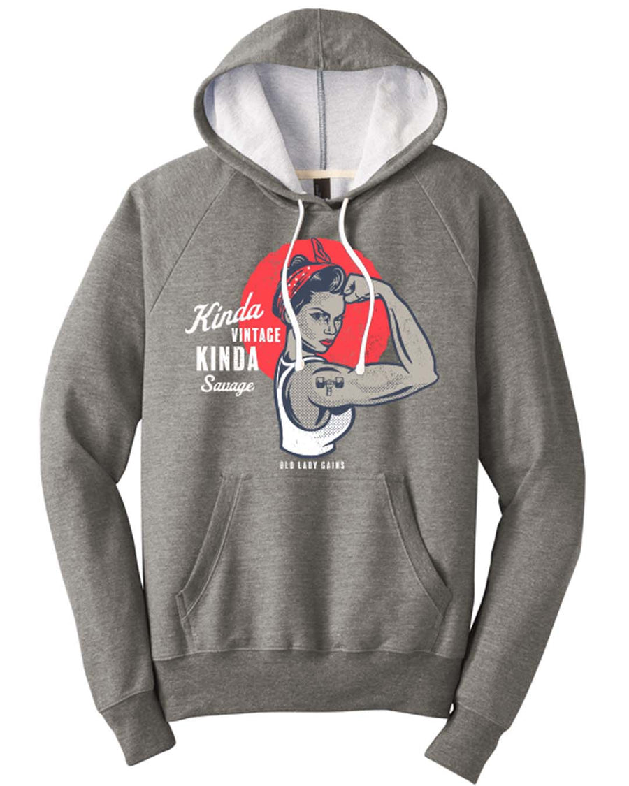 Old Lady Gains Apparel