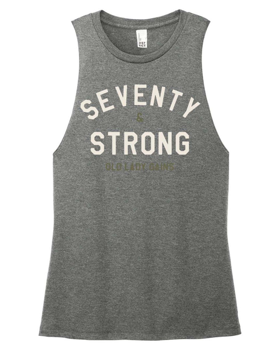 Seventy & Strong Muscle Tank – Old Lady Gains