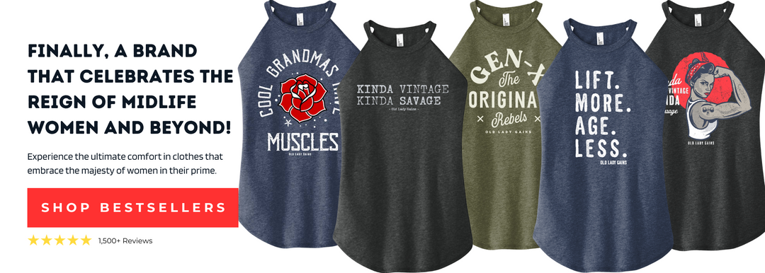 Old Lady Gains Apparel