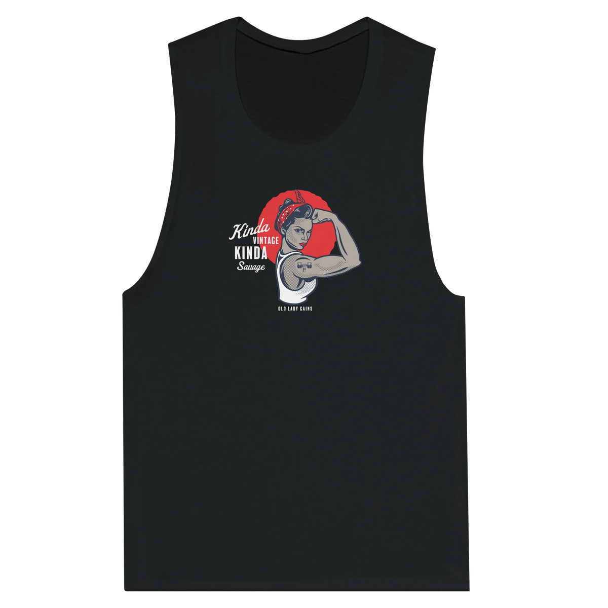 Rosie Muscle Tank – Old Lady Gains