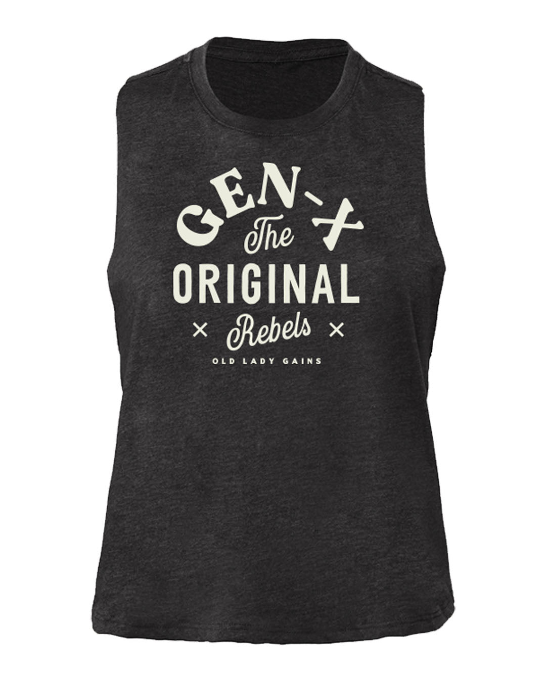 Gen-X Crop Tank – Old Lady Gains