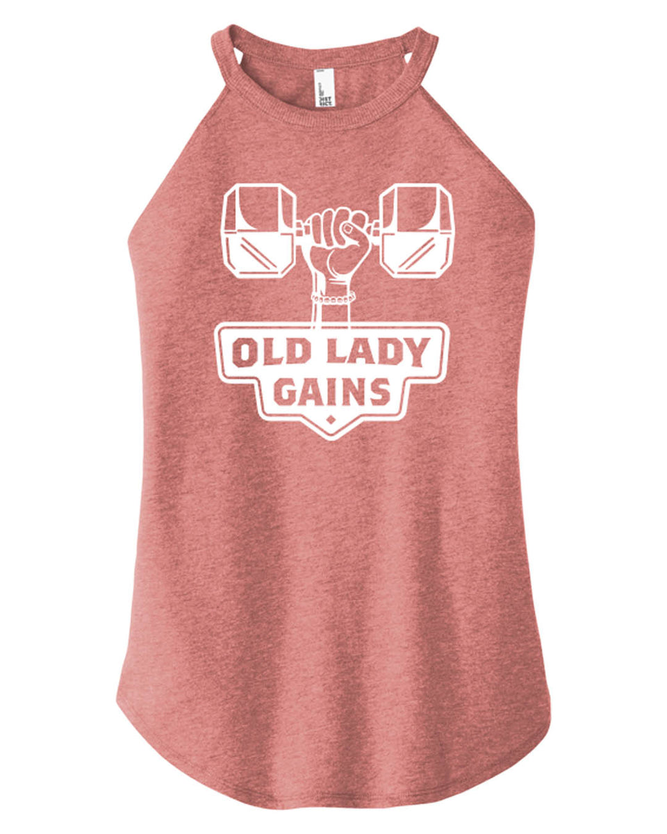 OLG Dumbbell - Halter Tank – Old Lady Gains